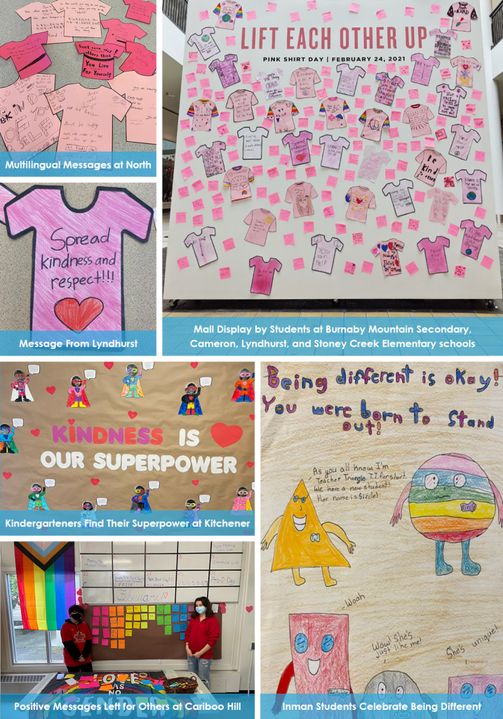Pink Shirt Day in Burnaby Schools 2021 - Burnaby Schools - School ...