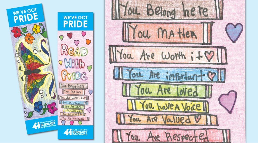 Students Win Pride Bookmark Contest - Burnaby Schools - School District ...